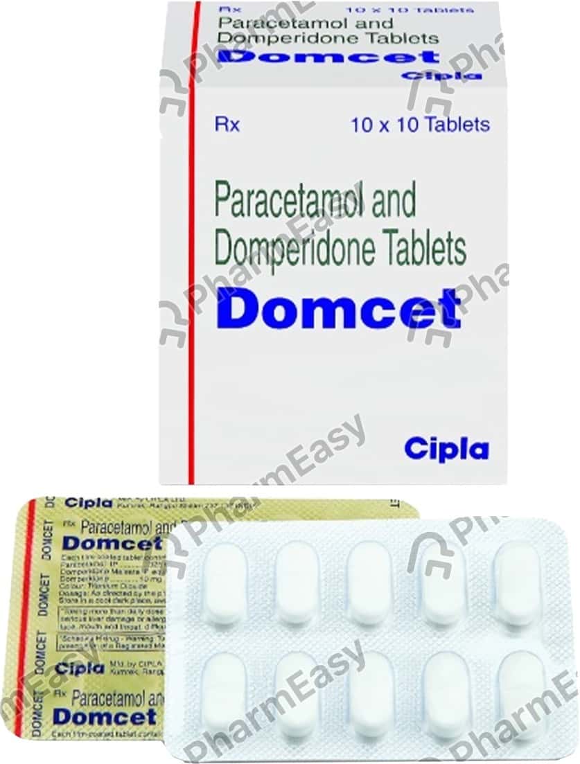 Domcet Strip Of 10 Tablets: Uses, Side Effects, Price, Dosage ...