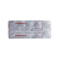 Dompan Strip Of 10 Tablets - Uses, Side Effects, Dosage, Composition ...