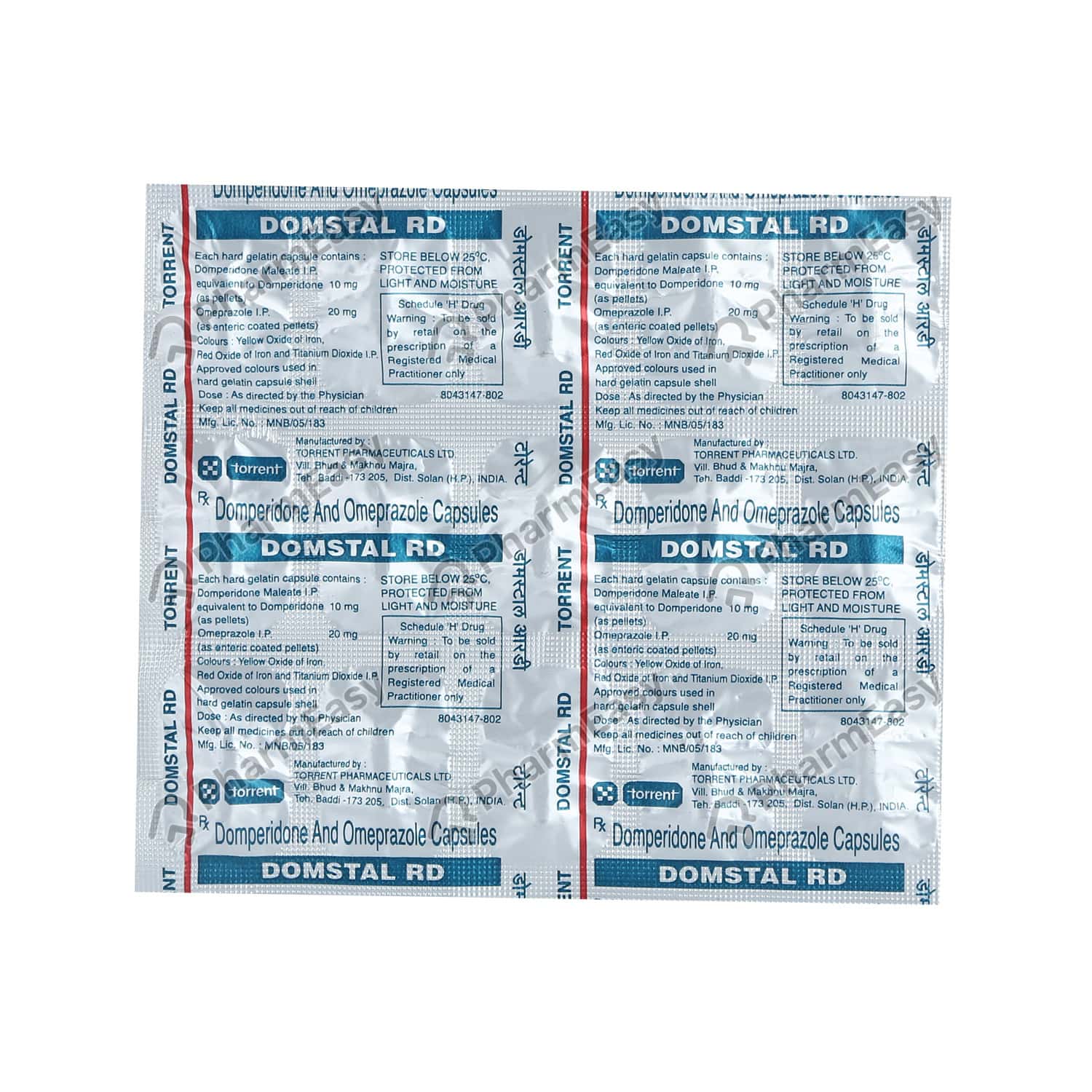 Domstal Rd Cap - Uses, Side Effects, Dosage, Composition & Price ...