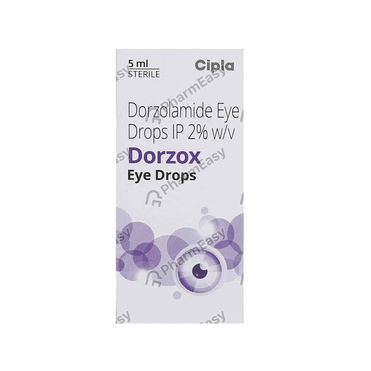 Buy Dorzox Eye Drops 5ml Online at Flat 18% OFF* | PharmEasy