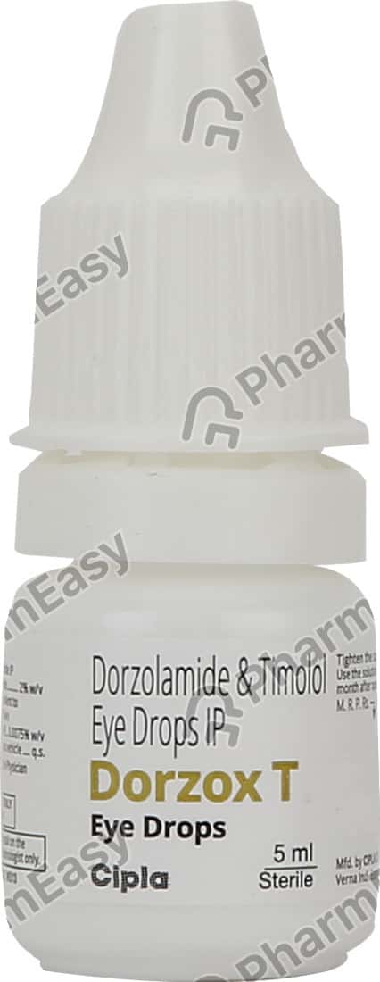 Dorzox T Bottle Of 5ml Eye Drops: Uses, Side Effects, Price & Dosage ...