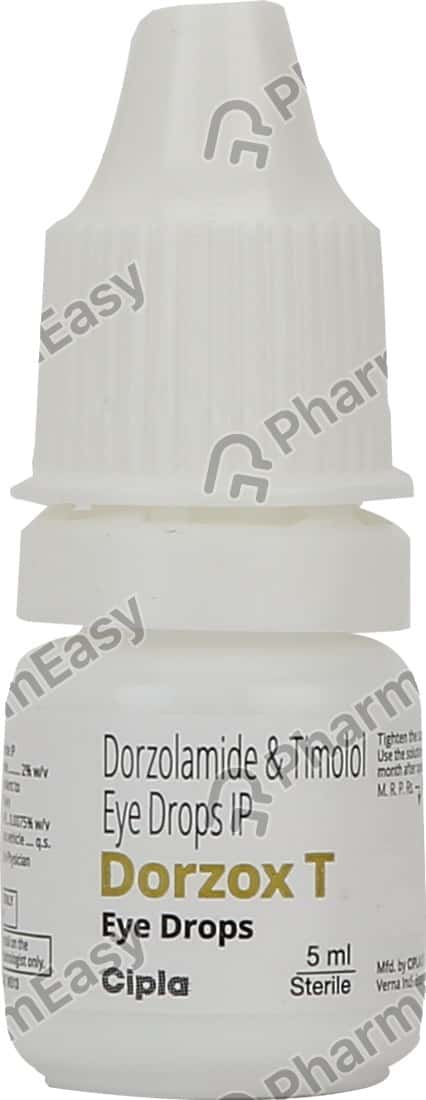 Dorzox T Eye Drops 5ml: Uses, Side Effects, Price & Dosage | PharmEasy