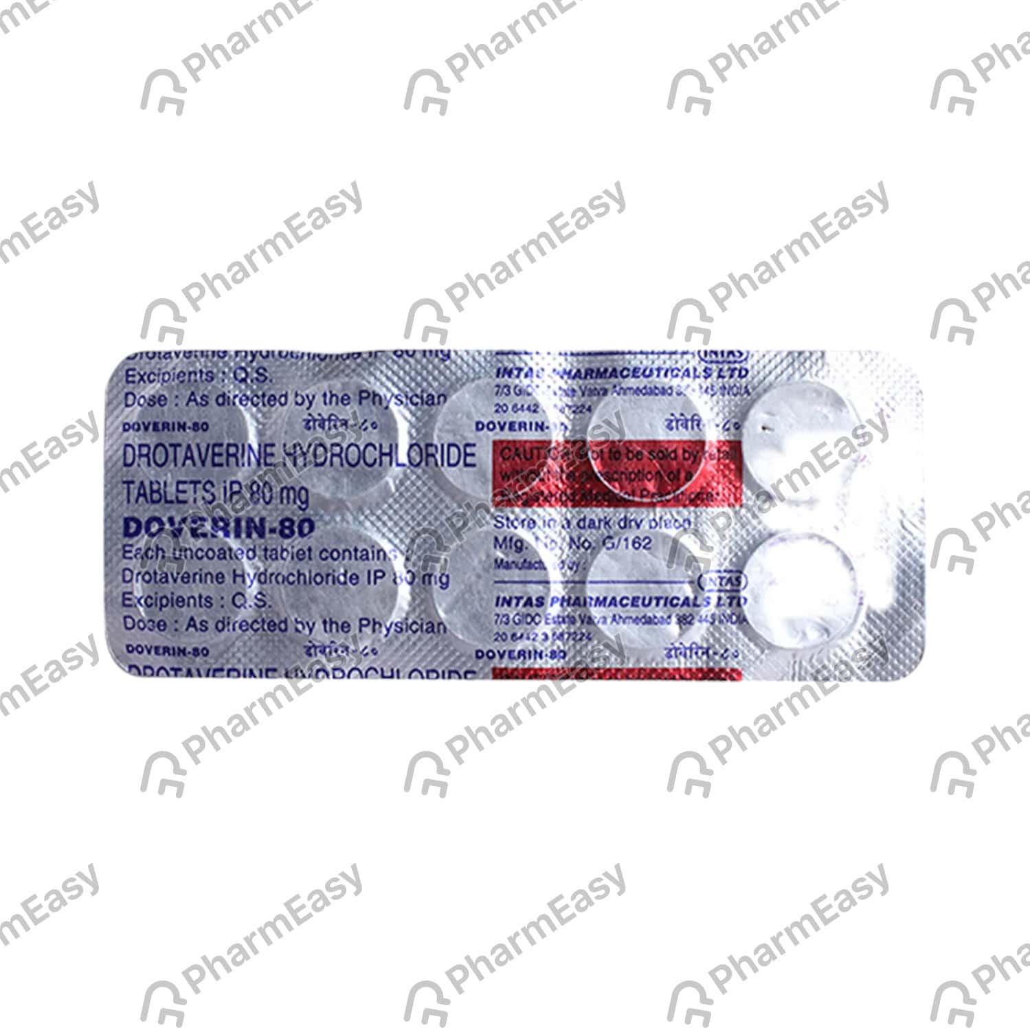 Doverin 80 MG Tablet (10): Uses, Side Effects, Price & Dosage | PharmEasy