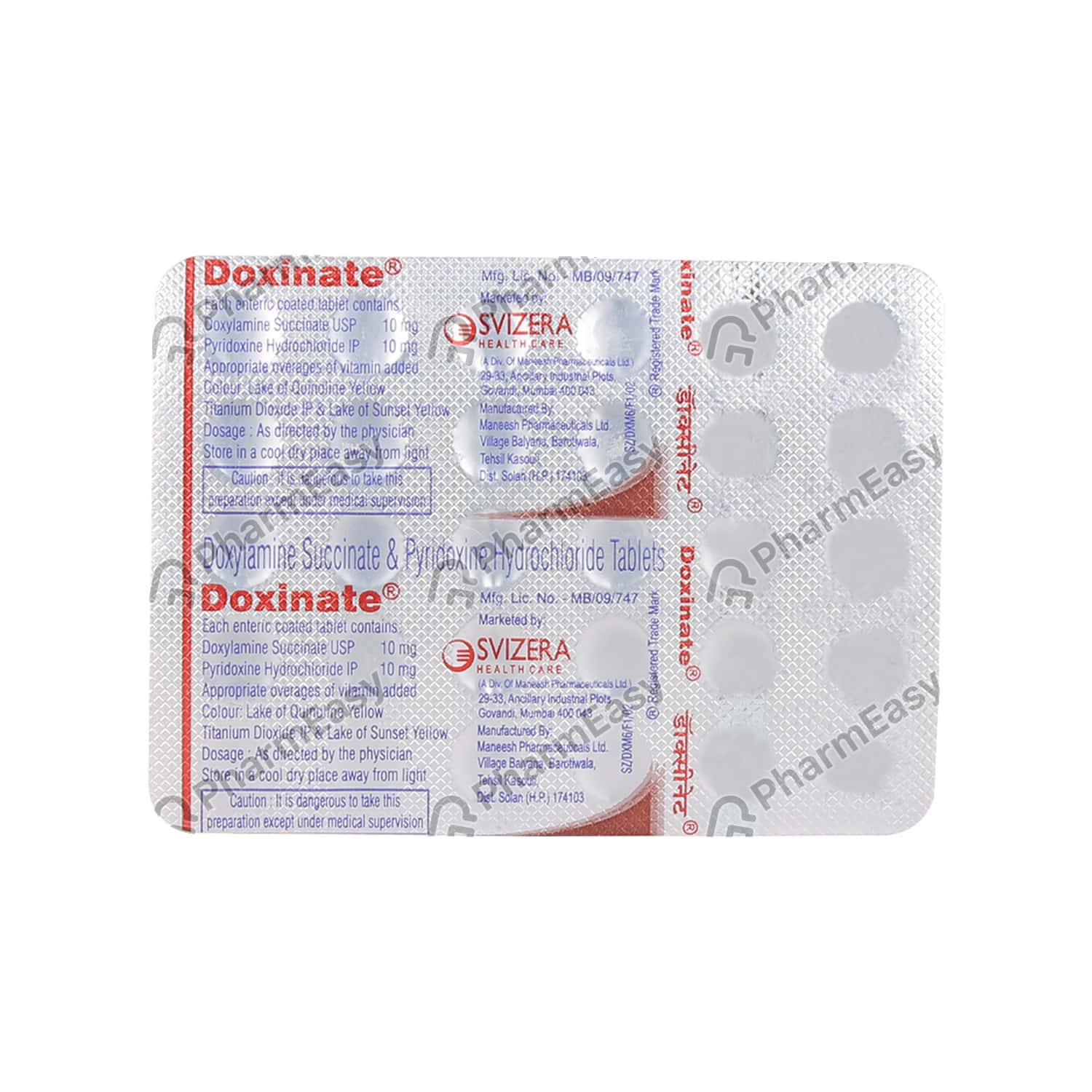 Buy Doxinate Strip Of 30 Tablets Online at Flat 18% OFF* | PharmEasy