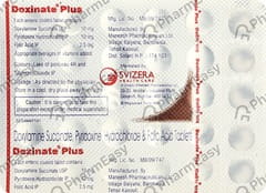 Doxinate Plus Strip Of 30 Tablets: Uses, Side Effects, Price & Dosage ...