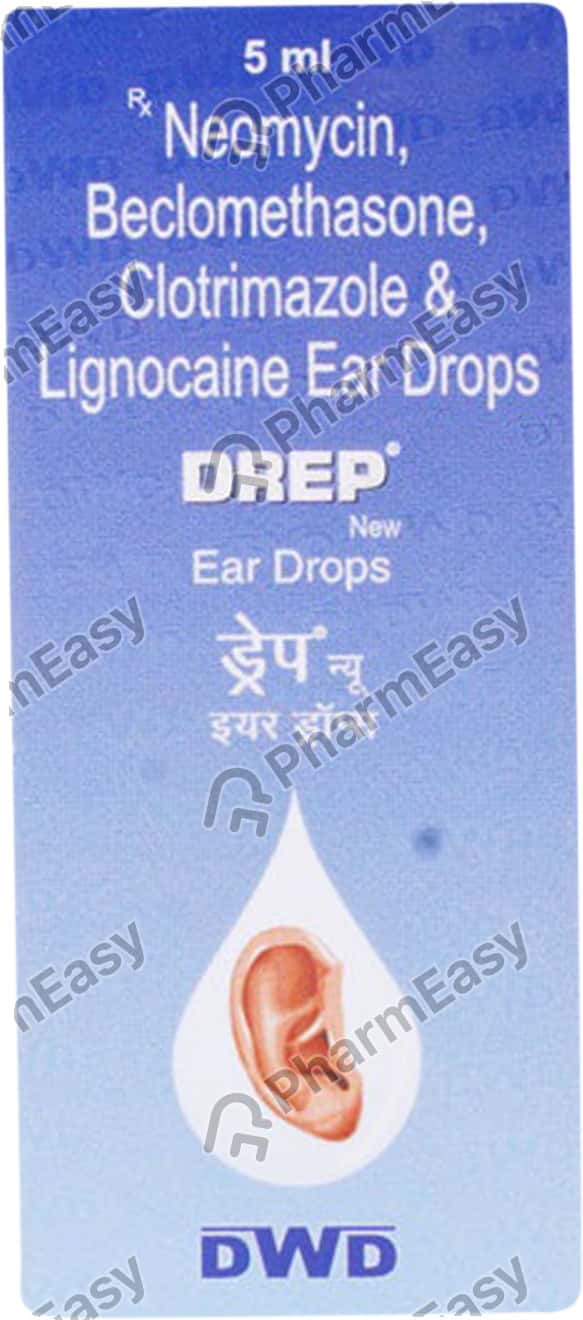 Buy Drep Ear Drops 5ml Online at Flat 15% OFF | PharmEasy