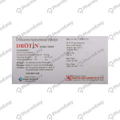 Drotin Injection: Uses, Side-effects, Price, Dosage & More Info - PharmEasy
