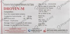 Drotin M Tablet: Uses, Side-effects, Price, Dosage & More Info - PharmEasy