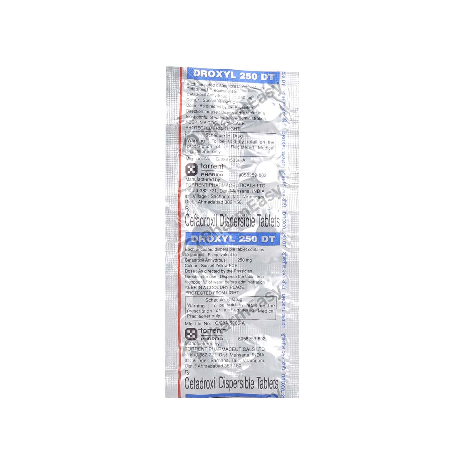 Droxyl Dt 250mg Tab - Uses, Side Effects, Dosage, Composition & Price ...