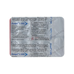 Duopil 1/500mg Tablet - Uses, Side Effects, Dosage, Composition & Price ...