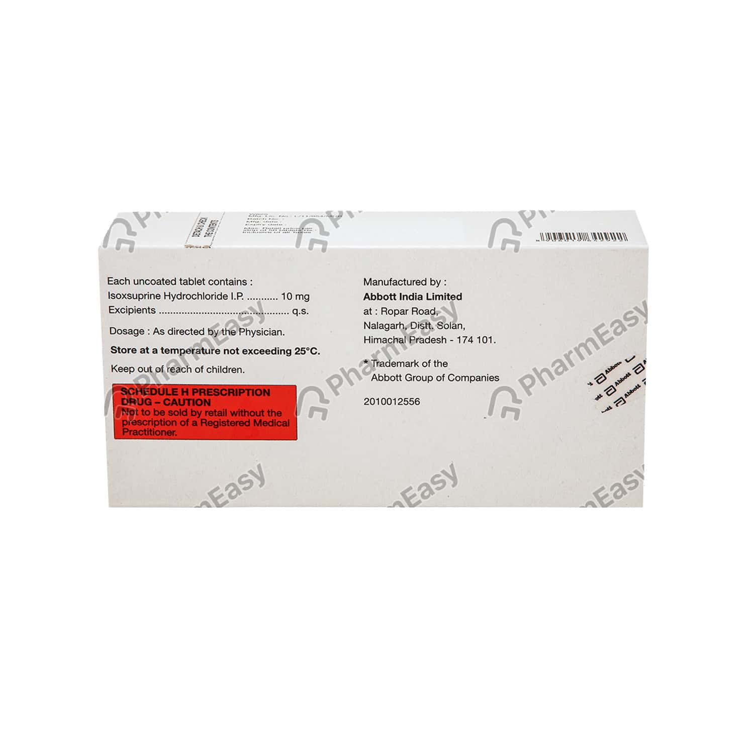 Duvadilan 10 MG Tablet (50) - Uses, Side Effects, Dosage, Composition ...