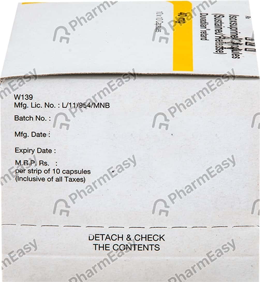 Duvadilan 40 MG Capsule (10): Uses, Side Effects, Price & Dosage ...