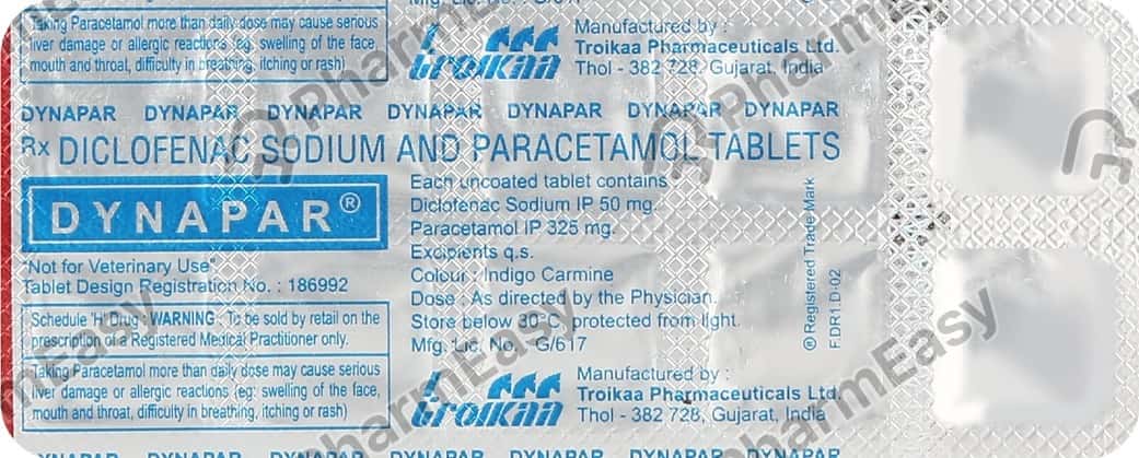 Dynapar Tablet: Uses, Side Effects, Price, Dosage & Composition | PharmEasy