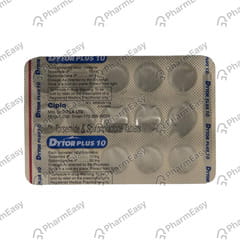 Dytor Plus 10mg Strip Of 10 Tablets: Uses, Side Effects, Price & Dosage ...