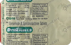 Dytor Plus Ls 10mg Strip Of 10 Tablets: Uses, Side Effects, Price ...