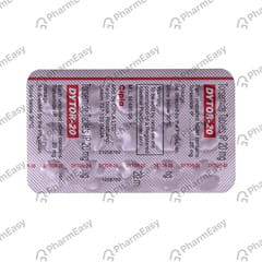 Dytor 20 MG Tablet (10): Uses, Side Effects, Price & Dosage | PharmEasy