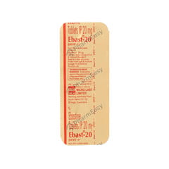 Buy Ebast 20 MG Tablet (10) Online at Flat 18% OFF* | PharmEasy