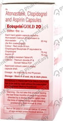 Ecosprin Gold 20 Capsule: Uses, Side-effects, Price, Dosage & More Info ...