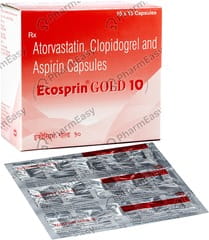 Ecosprin Gold 10 Capsule: Uses, Side-effects, Price, Dosage & More Info ...
