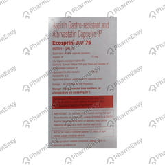 Ecosprin Av 75mg Strip Of 10 Capsules: Uses, Side Effects, Price ...