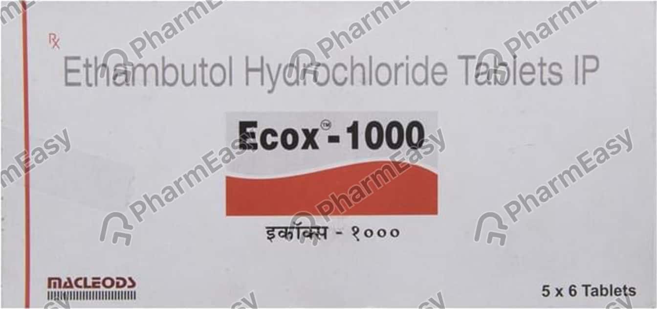 Buy Ecox 1 G Tablet (6) Online & Save Up to 24% at PharmEasy