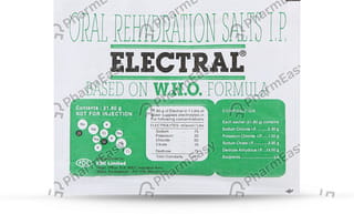 Electral Sachet Of 21.80gm Oral Powder: Uses, Side Effects, Price ...