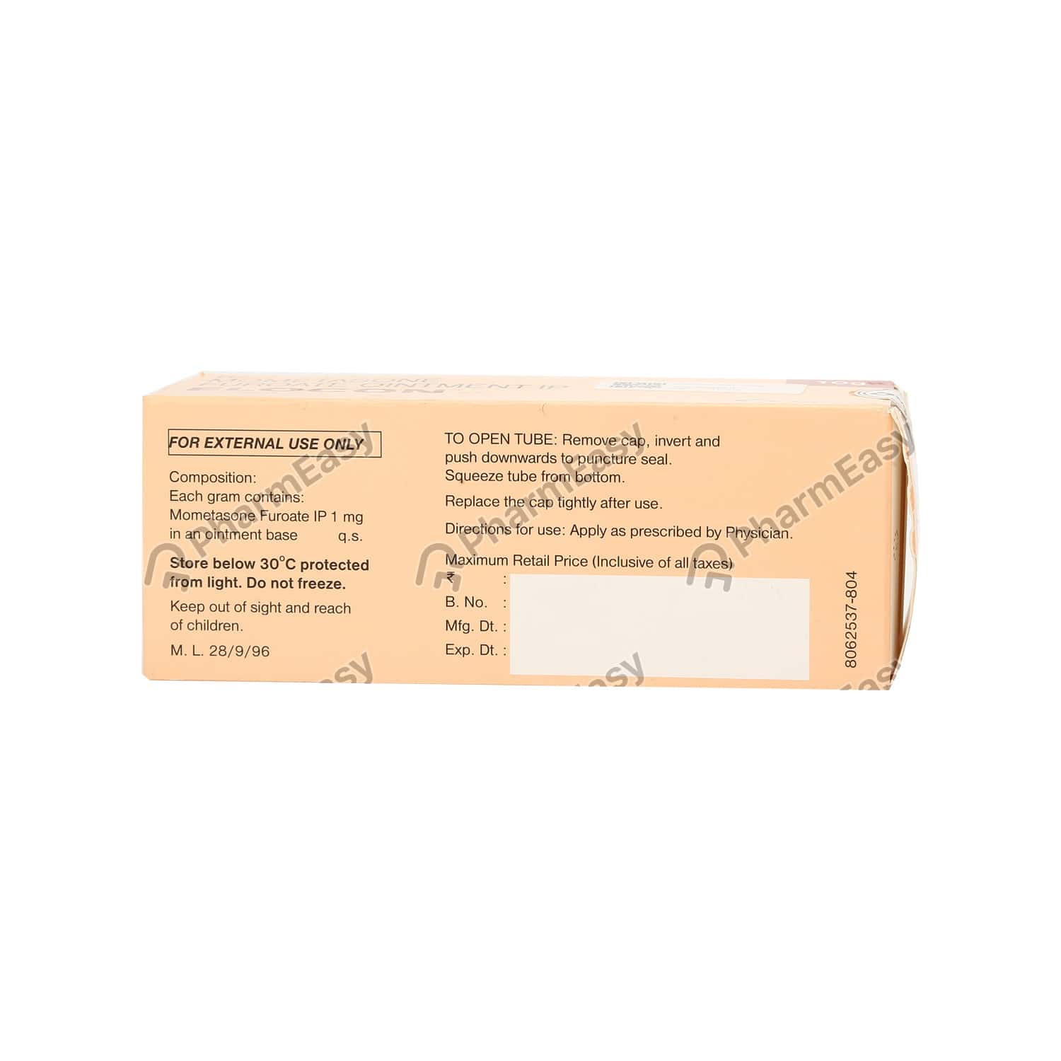 Buy Elocon 0.1 % Ointment (10) Online at Flat 18% OFF* | PharmEasy