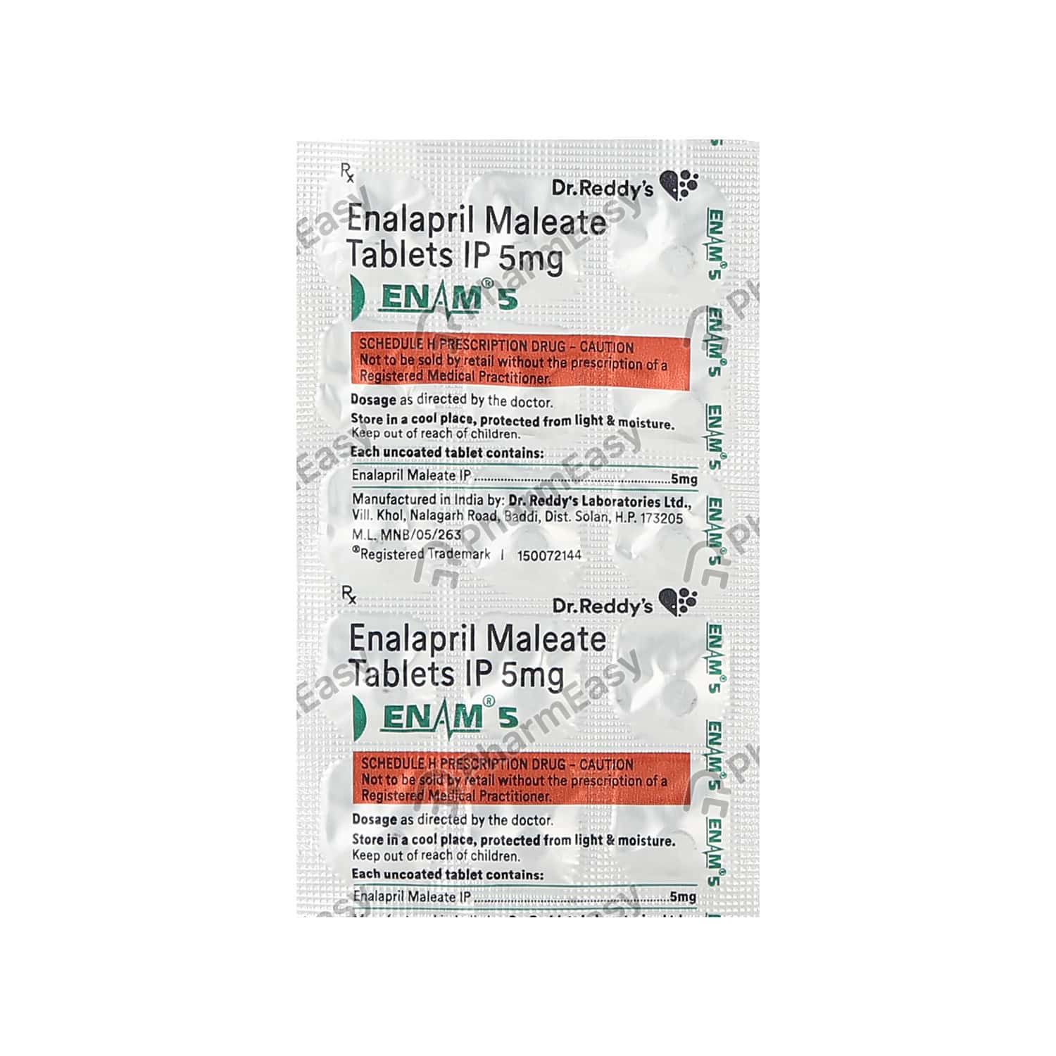Buy Enam 5mg Tablet Online at Flat 18% OFF* | PharmEasy