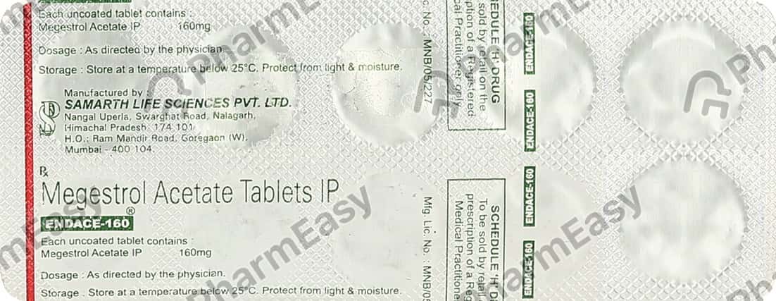 Buy Endace 160 MG Tablet (10) Online at Flat 15% OFF | PharmEasy