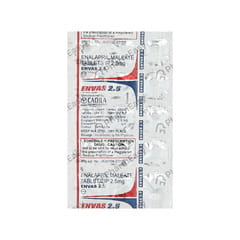 Envas 2.5 MG Tablet (15) - Uses, Side Effects, Dosage, Composition ...