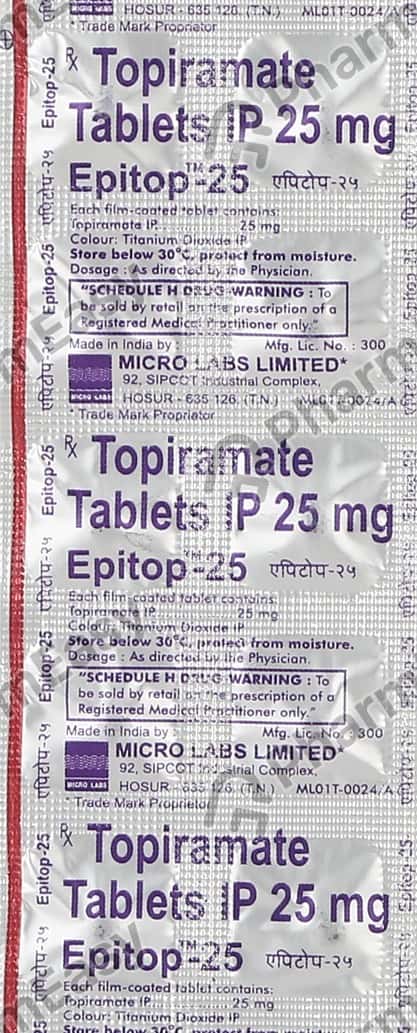 Epitop 25 MG Tablet (10): Uses, Side Effects, Price & Dosage | PharmEasy