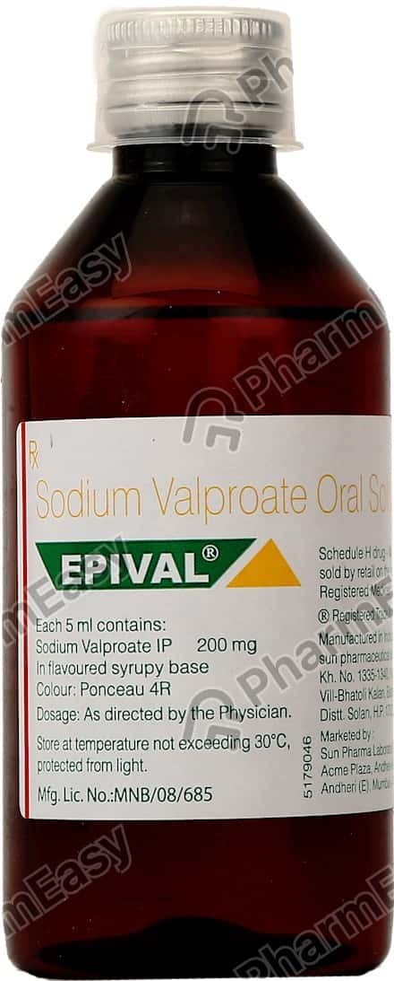 Buy Epival 200 MG Syrup (200) Online & Save Up to 24% at PharmEasy
