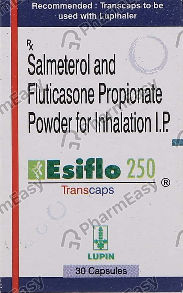 Esiflo 250mcg Box Of 30 Transcaps: Uses, Side Effects, Price & Dosage ...