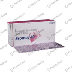 Esomac 40 MG Tablet (10): Uses, Side Effects, Price & Dosage | PharmEasy