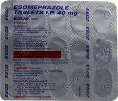 Esoz 40 MG Tablet (15) - Uses, Side Effects, Dosage, Composition ...