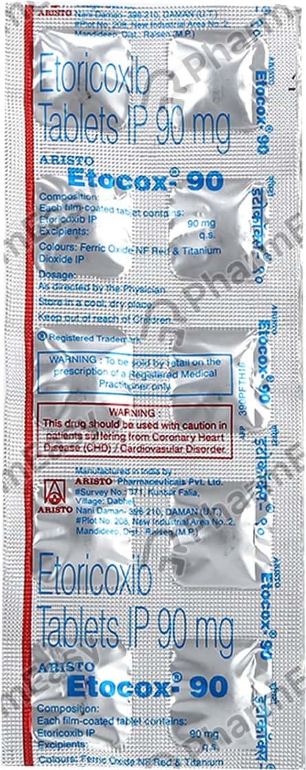 Edcoxib 90 MG Tablet (10): Uses, Side Effects, Price & Dosage | PharmEasy