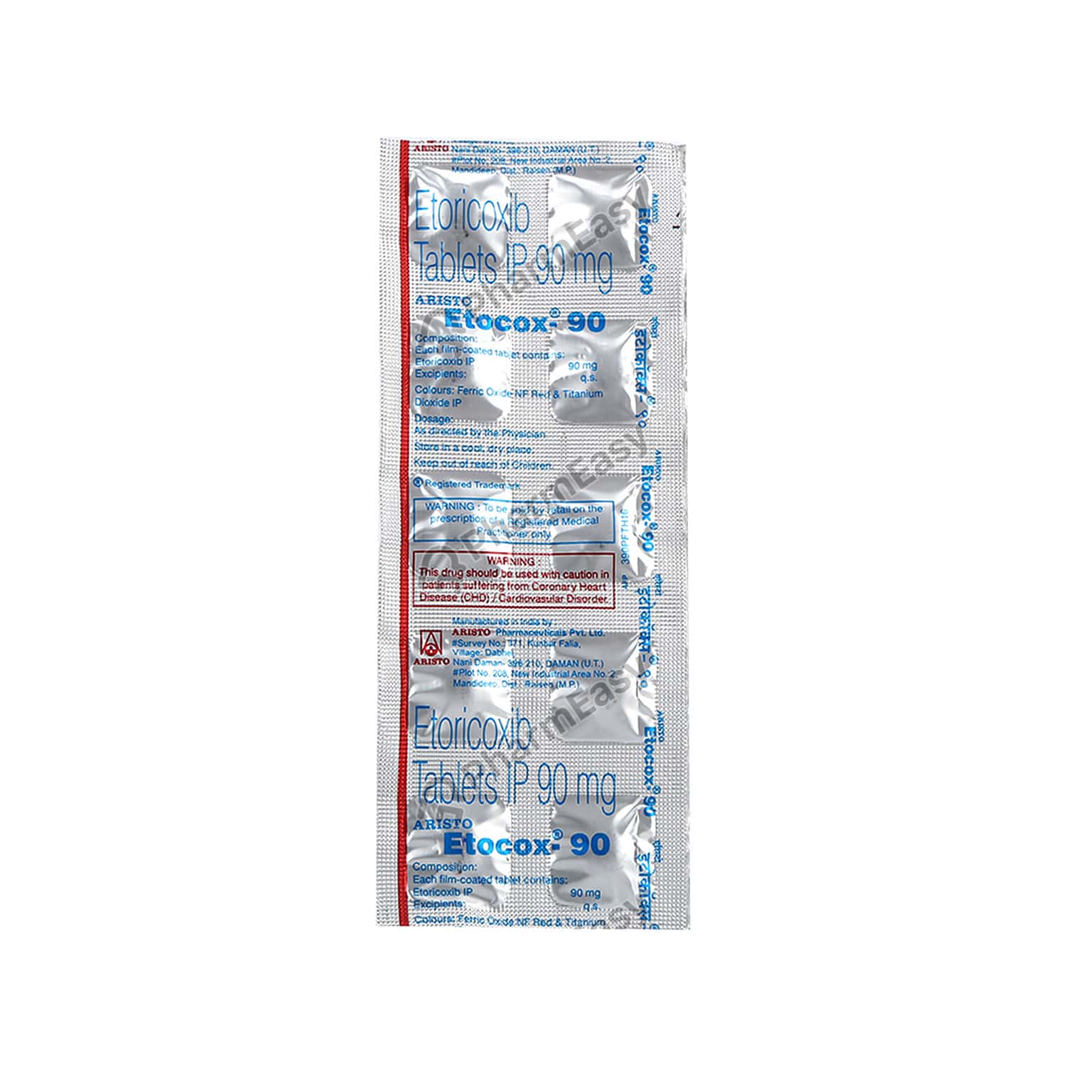 Etocox 90 MG Tablet (10) - Uses, Side Effects, Dosage, Composition ...