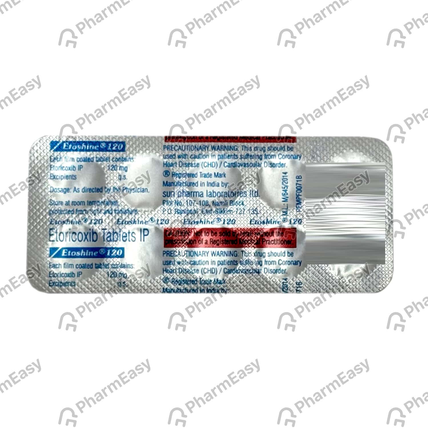 Etoshine 120 MG Tablet (10): Uses, Side Effects, Price & Dosage | PharmEasy