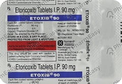 Etoxib 90 MG Tablet (10): Uses, Side Effects, Price & Dosage | PharmEasy