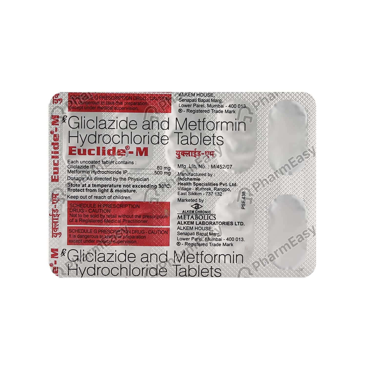 Buy Euclide M Strip Of 10 Tablets Online at Flat 15% OFF | PharmEasy