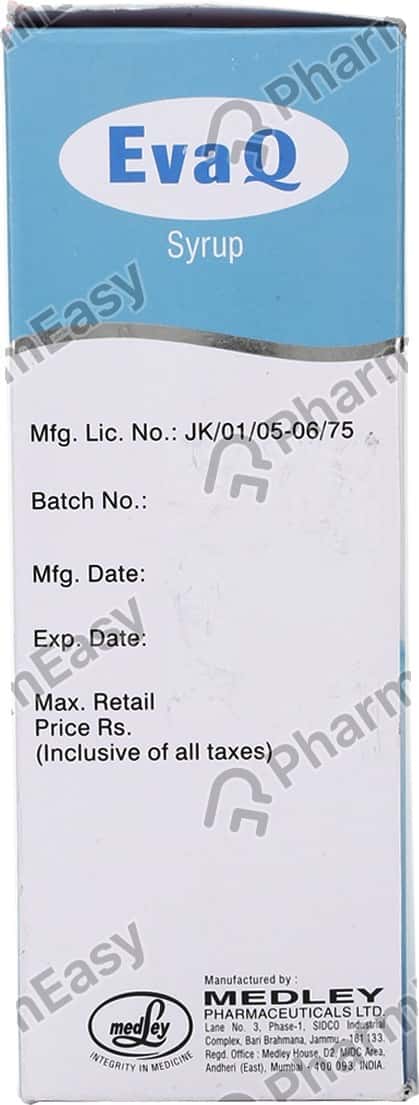 Buy Eva Q Bottle Of 450ml Syrup Online at Flat 15% OFF | PharmEasy