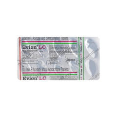 Evion Lc Strip Of 10 Tablets - Uses, Side Effects, Dosage, Composition ...