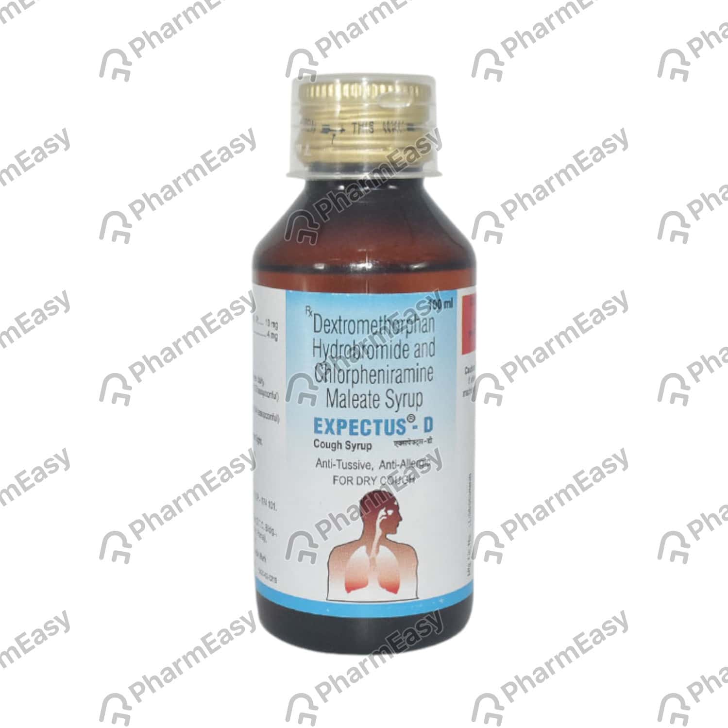 Expectus D Cough Bottle Of 100ml Syrup: Uses, Side Effects, Price ...