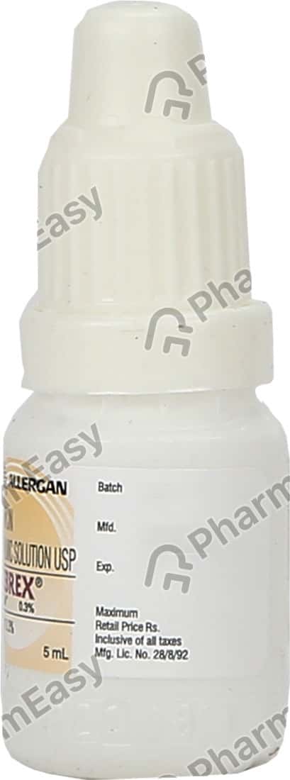 Eyebrex 0.3 % Eye Drop (5): Uses, Side Effects, Price & Dosage | PharmEasy