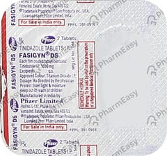 Fasigyn Ds 1 G Tablet (2): Uses, Side Effects, Price & Dosage | PharmEasy