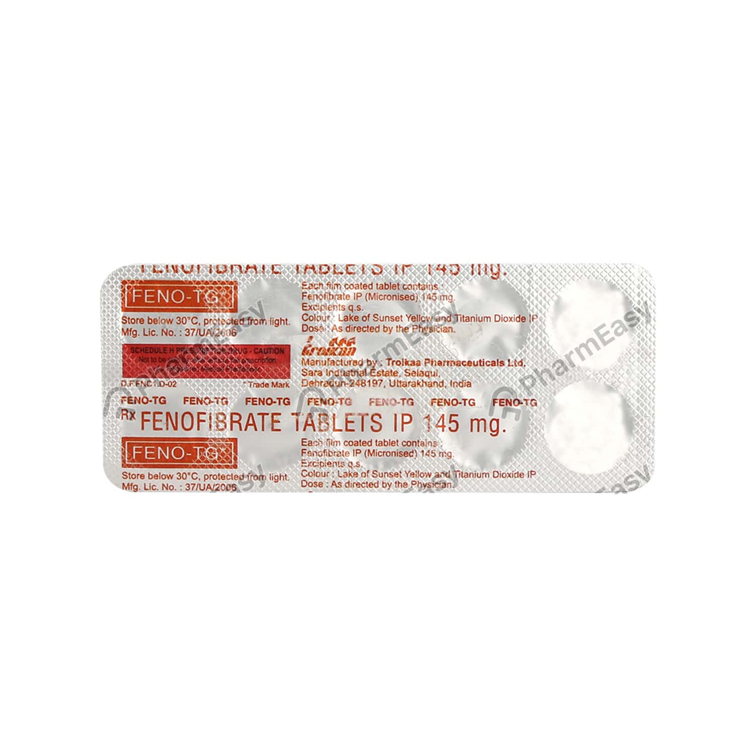 Buy Feno Tg 145 MG Tablet (10) Online at Flat 18% OFF* | PharmEasy