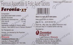 Feronia XT Tablet: Uses, Side Effects, Price, Dosage & More Info ...