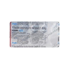 Fexigra 120 MG Tablet (10) - Uses, Side Effects, Dosage, Composition ...