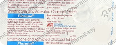 Buy Flatuna Strip Of 10 Tablets Online at Flat 15% OFF | PharmEasy