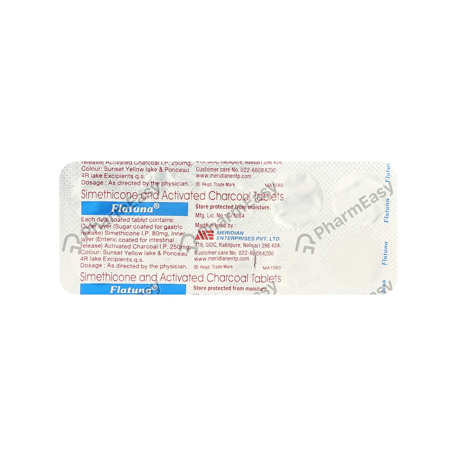 Buy Flatuna Strip Of 10 Tablets Online at Flat 18% OFF* | PharmEasy